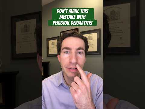 Don’t make this mistake treating perioral dermatitis - dermatologist explains (see description)