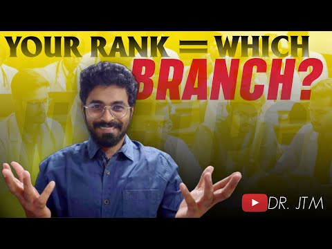 YOUR RANK = WHICH BRANCH ? | All Possibilities 💛|DR.JTM #neet #pg