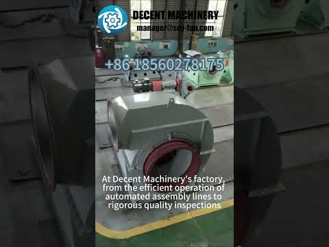 How to install an industrial centrifugal fan