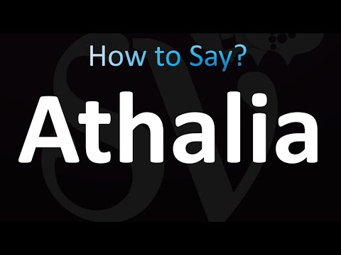How to Pronounce Athalia (Correctly!)