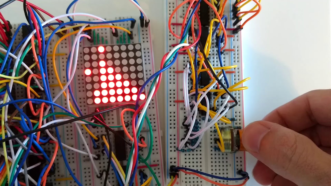 Marquee Game on a Breadboard without Microcontroller