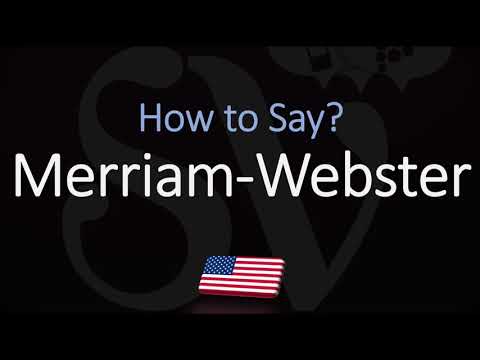 How to Pronounce Merriam Webster? (CORRECTLY)