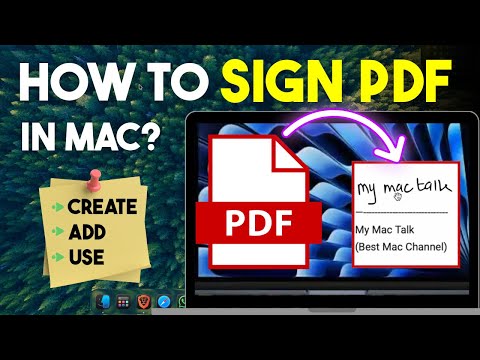 How to Sign PDF in MacBook? Create & Add Signature in Mac
