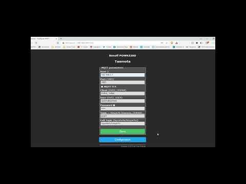 How to configure #mqtt in #tasmota