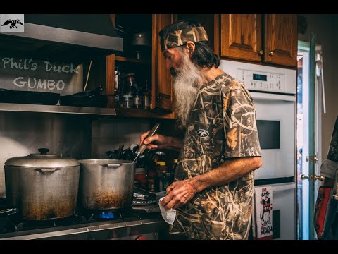 Phil's Duck Gumbo Recipe // Phil shares his recipe as he cooks for the vets.