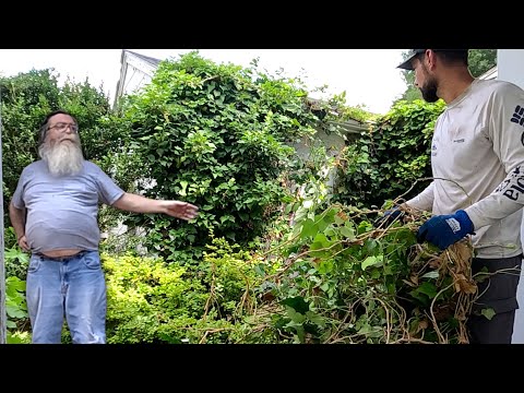 His HEART CONDITION wouldn’t let him FIX this MONSTER yard and TIME was SHORT! 🥵