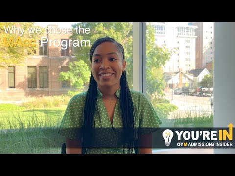 Why we chose the MAcc program | OYM Student Series