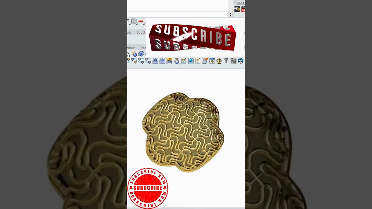 How to create Patterned Earrings in Rhino #jfr #rhino #jfrplugin