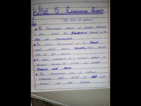 What is Renaissance Period l Renaissance Period in English Literature