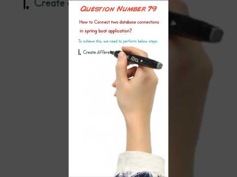 79. How to connect two databases in springboot application? #interviewquestions #javaprogramming