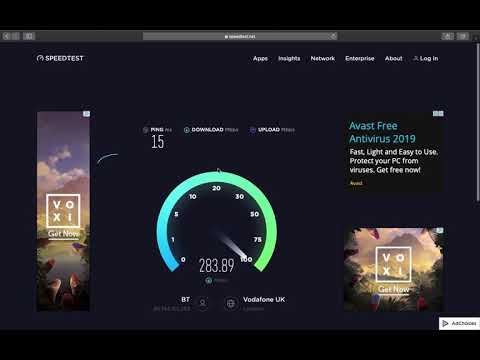 BT Ultrafast Plus 2 FTTP Speedtest 2019