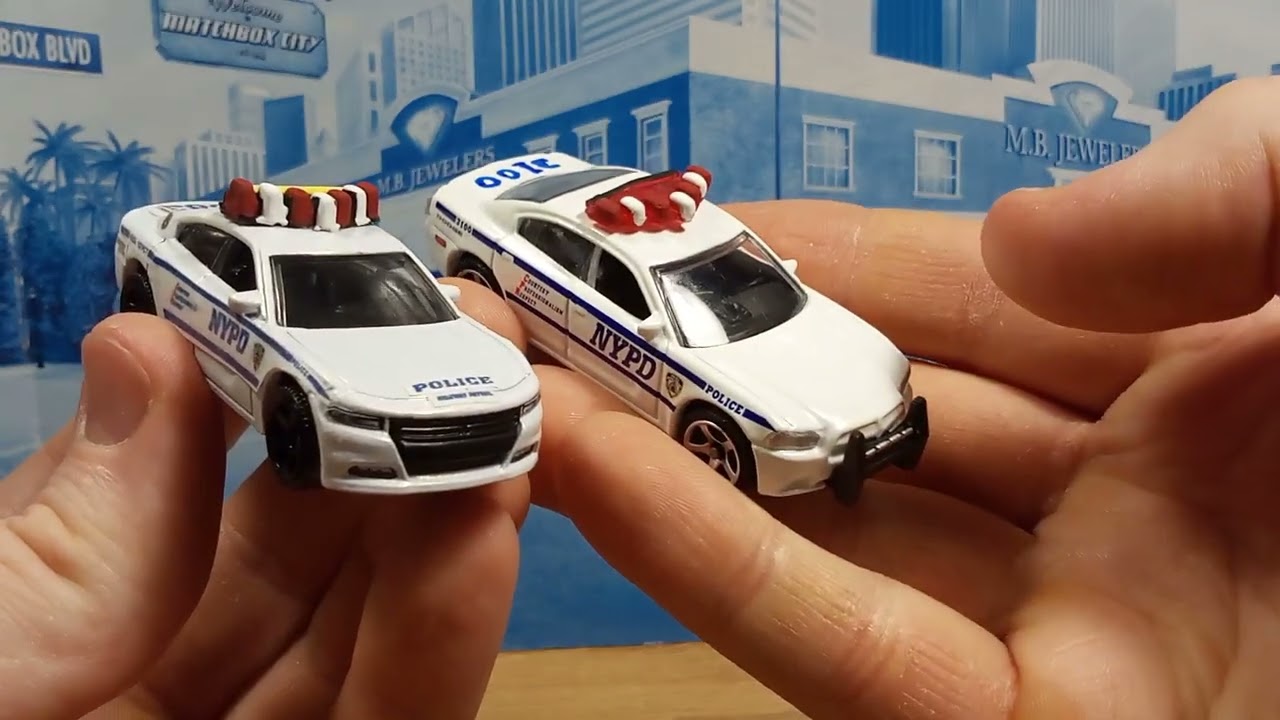 Custom Matchbox NYPD Dodge charger pursuit 