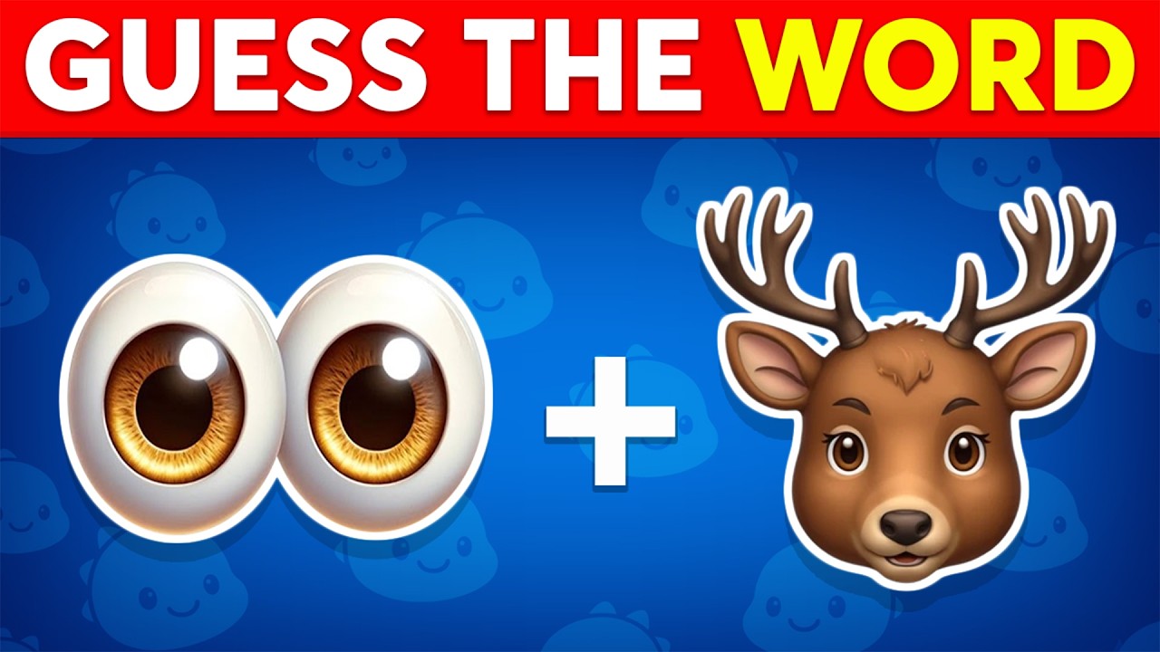Guess The WORD By Emojis? 🤔💡 Fun Emoji Quiz Game 2026