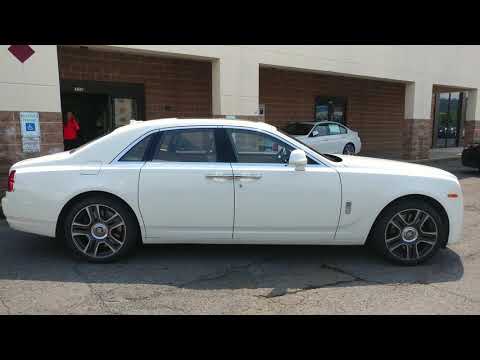 2017 ENGLISH WHITE ROLLS ROYCE GHOST 7000 MILES FOR SALE $230K