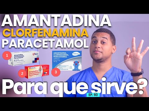 AMANTADINE CHLORPHENAMINE PARACETAMOL WHAT IS IT FOR | 3 THINGS