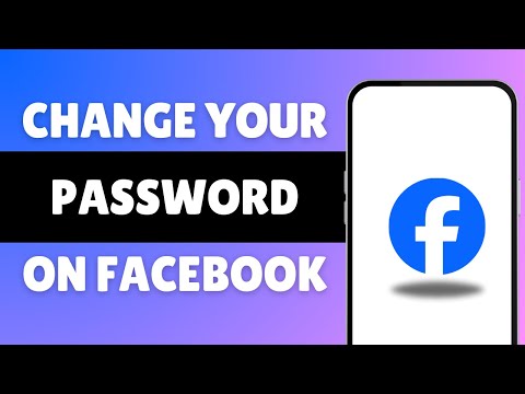 How To Change Your Password On Facebook 2024 | Update