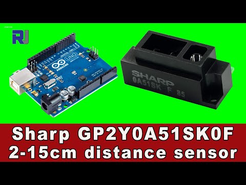 Using Sharp IR GP2Y0A51SK0F Distance Sensor with Arduino (2cm to 15cm)