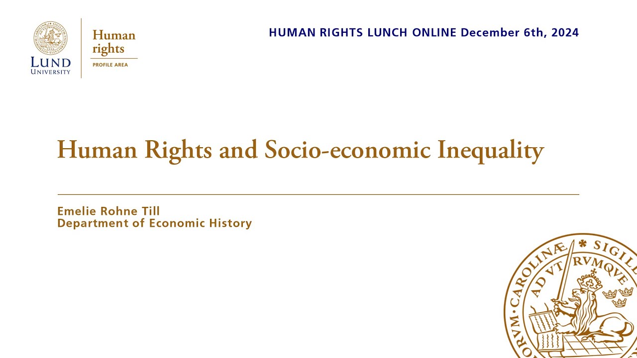 Human Rights Lunch Online 06/12/2024: Human Rights and Socio-economic ...