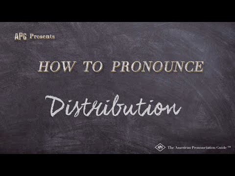 How to Pronounce Distribution (Real Life Examples!)
