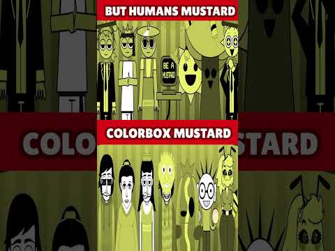 Incredibox Sprunki But Humans Mustard VS Colorbox Mustard *MIX VERSION*