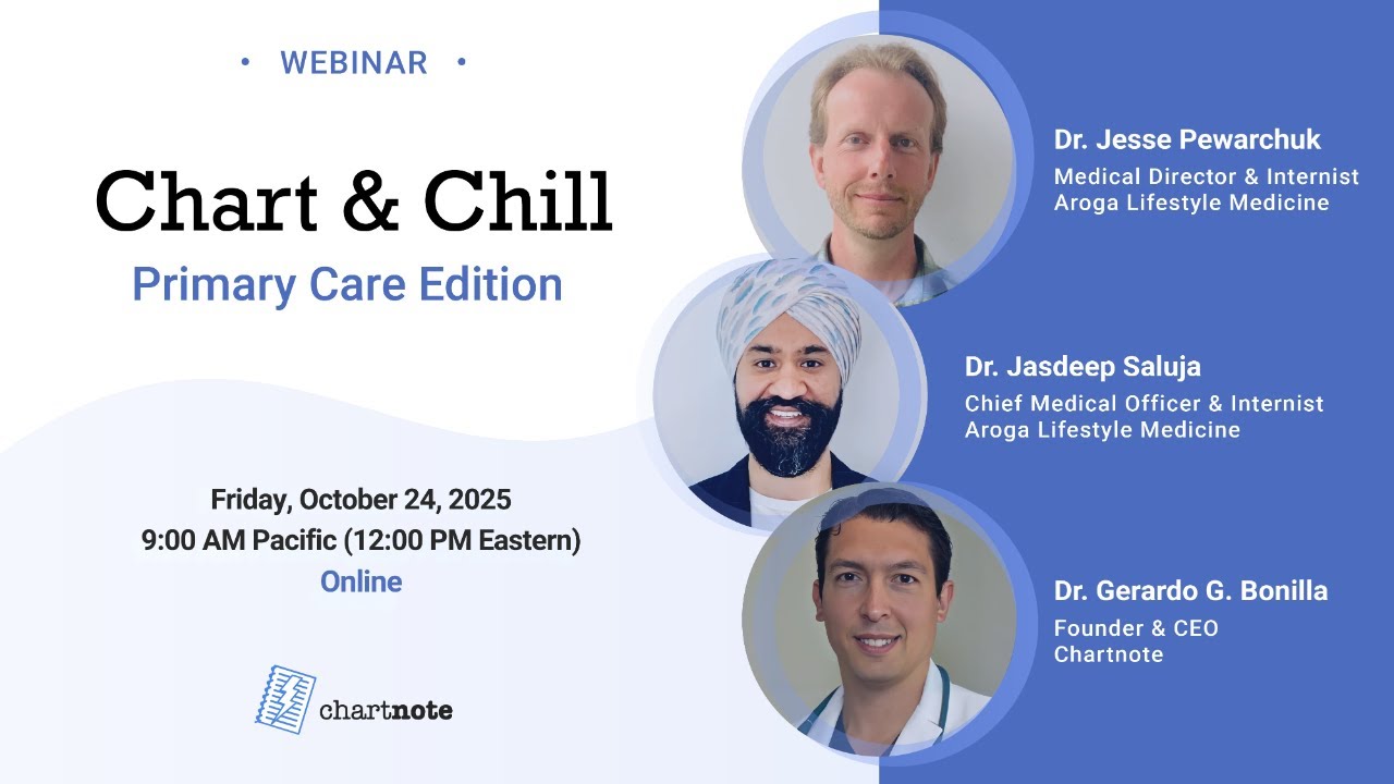 Webinar: Chart & Chill: Primary Care Edition
