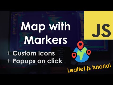 Map with Markers using Leaflet | JavaScript Tutorial