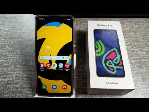 how to off add media page to home screen in Samsung Galaxy f12