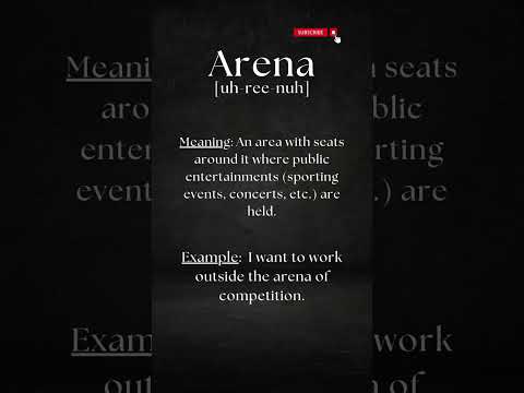 Pronounce ARENA the right way #shorts #pronunciation #english #arena #viral
