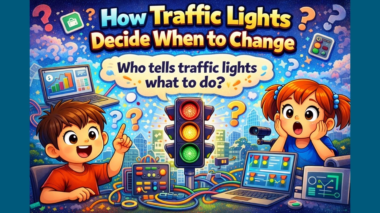 How Traffic Lights Decide When to Change | Smart Traffic Systems Explained | STEM Engineering  #stem