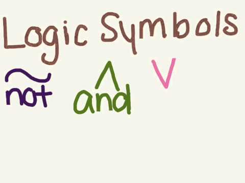 Logic ~ symbols