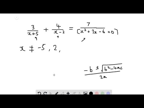 Explain how to determine the restrictions on the variable for the equation 3/x+5+4/x…