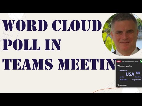 Word Cloud Poll (Form) in Microsoft Teams Meeting