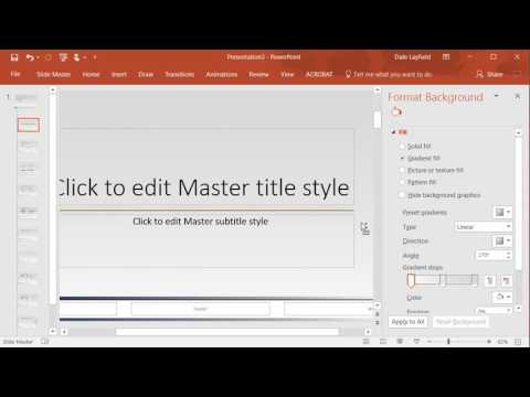 Creating a PowerPoint Template: Adding a Final Element and Slide Footer Details