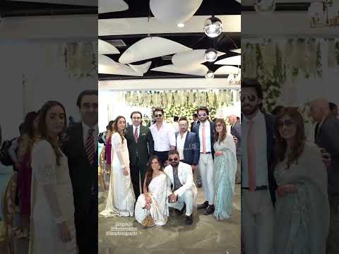 Iqra Yasir With Shahzad sheikh and his wife enjoying wedding #iqraaziz #iqrayasir #shahzadsheikh