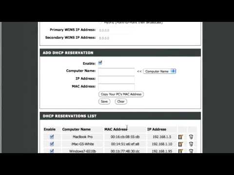 How to Assign a specific IP address to a computer on your network ...