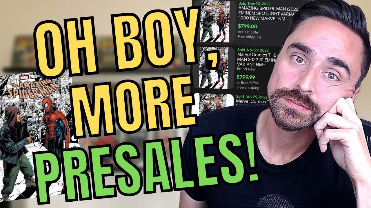 EMINEM Spider-Man Spotlight Variant Comic sells for $1000 on Ebay Presale! BUYERS BEWARE!