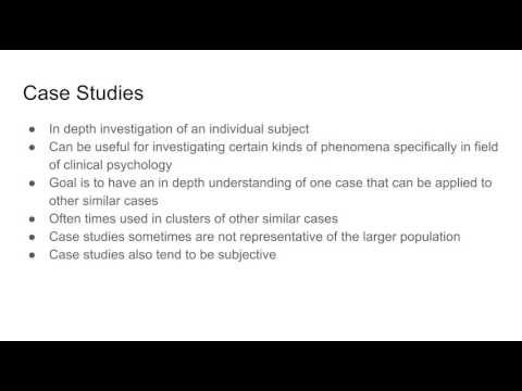 Correlational Research and Statistics