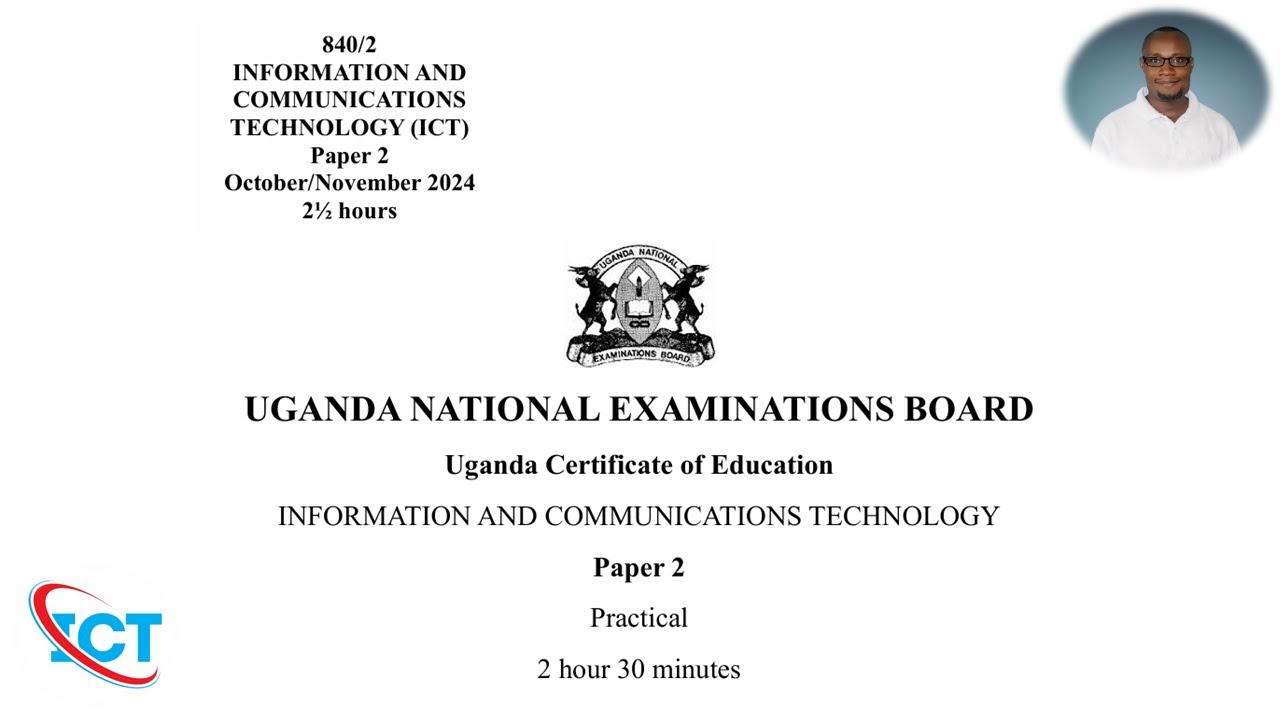 Final UNEB ICT Practical Paper 840-2 2024 All Numbers Fully Done In this Video