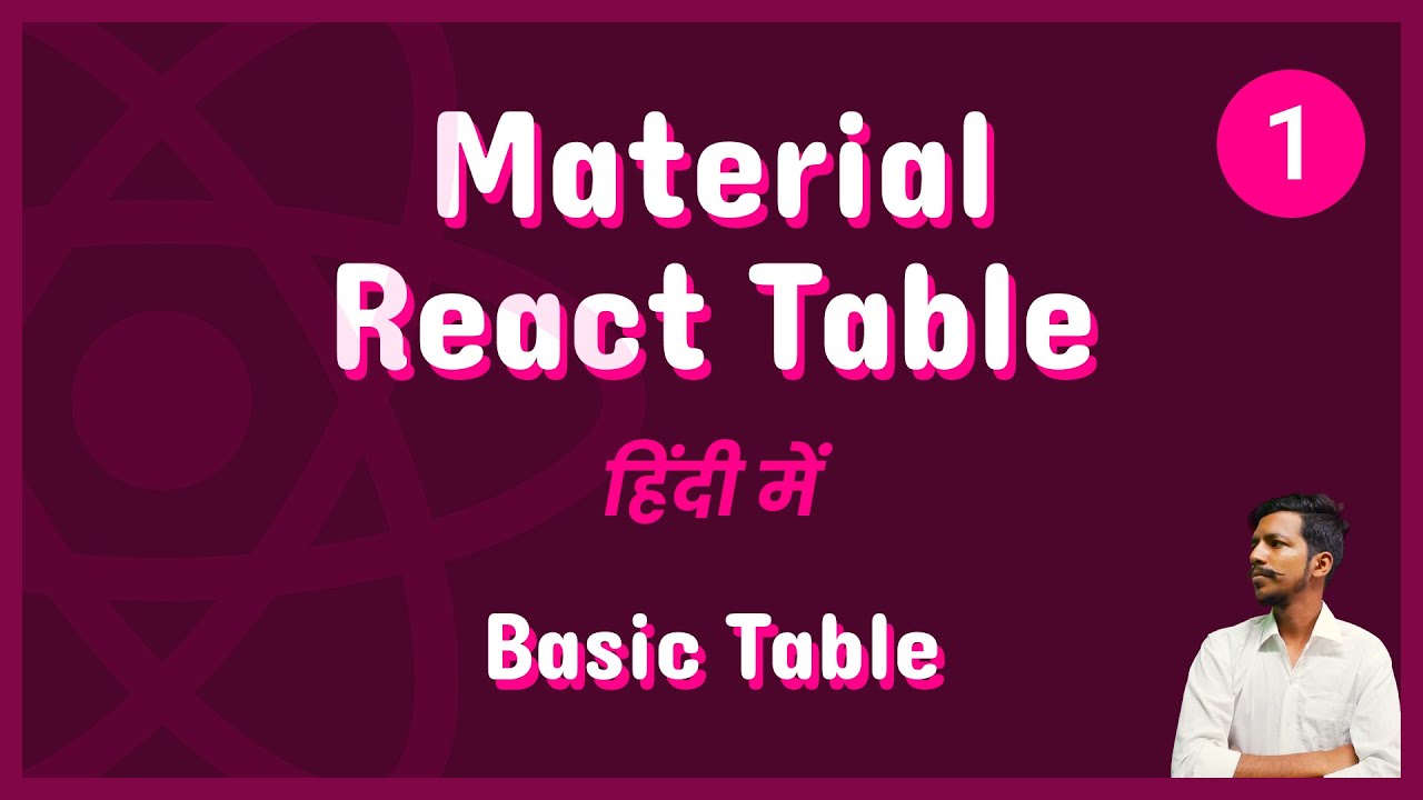 Material React Table – Basic Table [1]