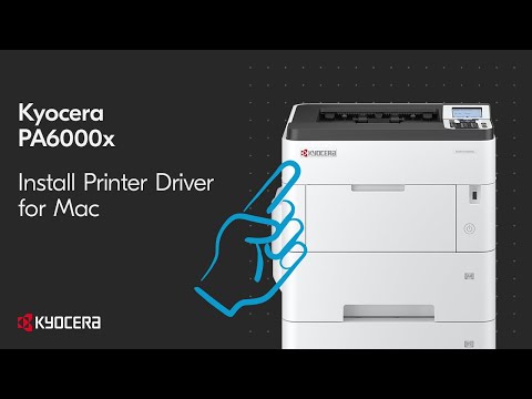 ECOSYS PA6000x/PA5500x/PA5000x/PA4500x Install Printer Driver for Mac