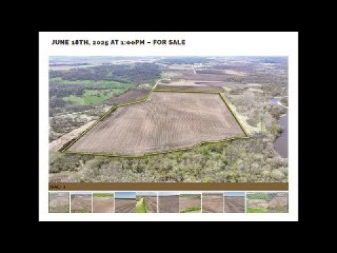 Tama & Poweshiek County, Iowa 410.21 +/- Acre 3 Tract High Quality Farmland Auction