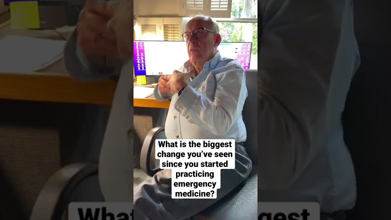 What is the biggest change you’ve seen since you started practicing emergency medicine? #shorts