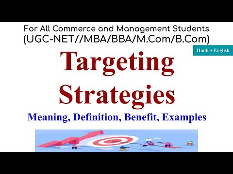 Targeting, targeting strategies, Targeting strategies in marketing, marketing management mba, bba