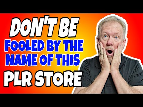 Don't Be Fooled By The Name of This PLR Store