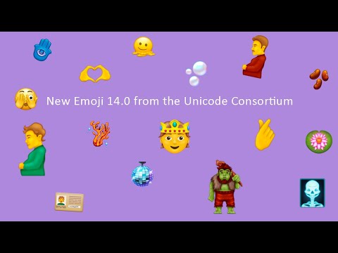 ❤️🔥 New Emoji 14.0 from the Unicode Consortium