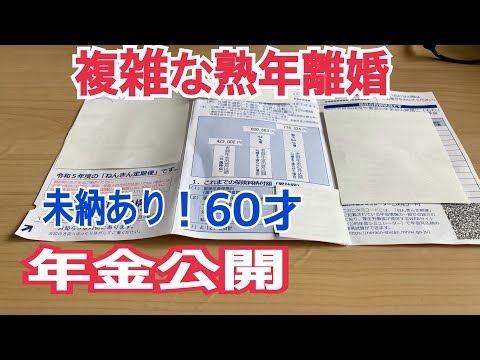 【60代熟年離婚】年金定期便にショック!未納あり!アラカンの仕事 アラカン 熟年離婚 60代vlog