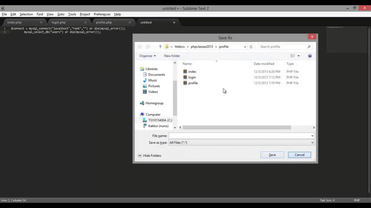 PHP Tutorials: Profile Page (Part 2/3)