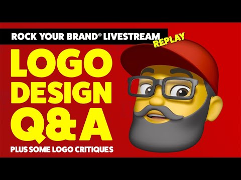 Logo Design Q&A and Logo Design Critique/Review - Rock Your Brand Livestream - Replay ????