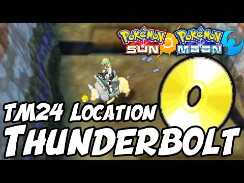 How to Get Thunderbolt Location – Pokémon Sun and Moon TM 24 Thunderbolt Location