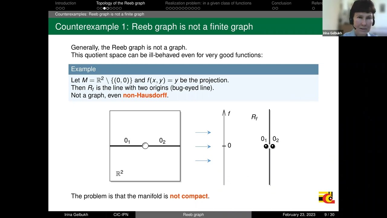 Irina Gelbukh 2023: The Reeb graph of a smooth function encodes the function class and manifold type